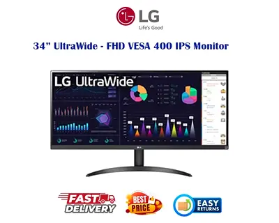 Classifieds: LG 34 Inch Ultra Wide Monitor - FHD 100Hz HDR IPS Monitor ...