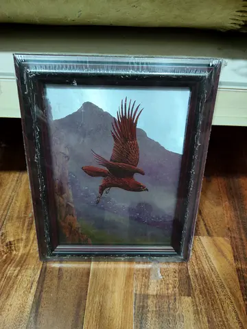 Classifieds: Framed Eagle Wall Art - Vintage-Style Print 26*20cm ...