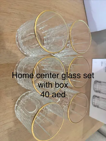 Classifieds: Home center water glass set | dubizzle Abu Dhabi