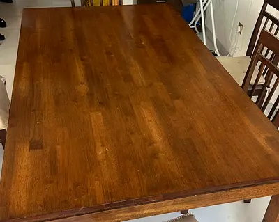 Classifieds: Solid Wood Dining Table - Seats 6, Good Condition ...