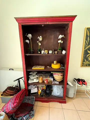 Classifieds: Hand painted Antique-style Wooden Display Cabinet ...
