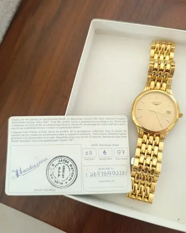 Classifieds: Longines L5.649.2 Swiss Gold Dress Watch - 1997 Vintage ...