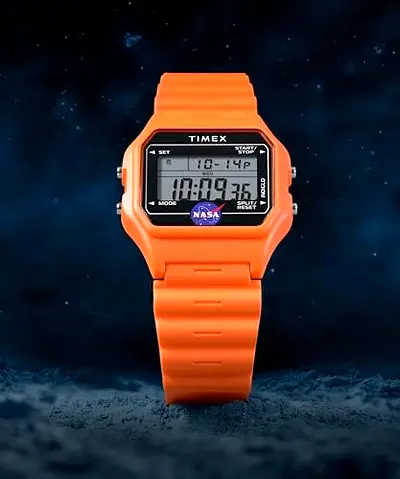 Classifieds: Timex Mens Main Street 36 mm Watch - Orange Resin Strap ...