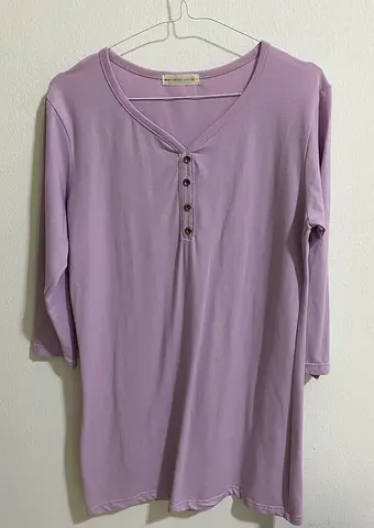 Classifieds: Lilac Purple long sleeve shirt/dress XL | dubizzle Abu Dhabi