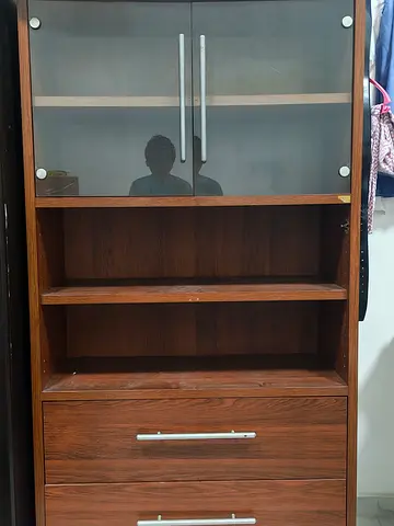 Classifieds: Wooden Display Cabinet / Bookshelf with Glass Doors ...