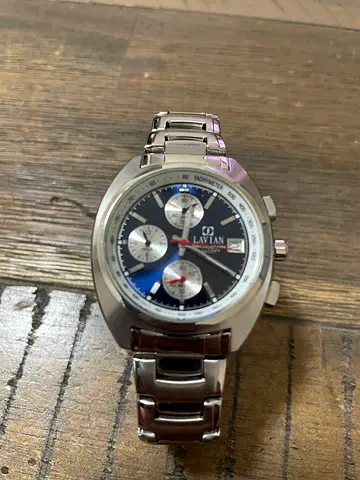 Classifieds: Stainless Steel Mens Chronograph Watch - Blue Dial ...