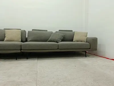 Classifieds: Natuzzi Italia brand gray color corner sofa | dubizzle Abu ...