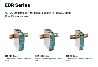 Classifieds: Mean Well EDR MDR Series DIN Rail Industrial AC-DC Power ...