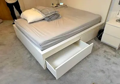 Classifieds: IKEA Malm Queen size bed frame with mattress. | dubizzle ...