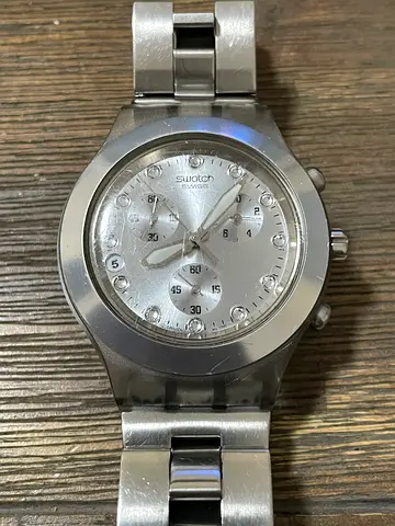 Classifieds: Silver Swatch Chronograph Stainless Steel Mens Watch ...