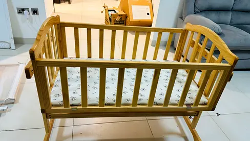 Classifieds: Babyhug wooden cradle | dubizzle Abu Dhabi