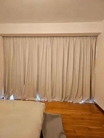 Classifieds: Full-length Beige Curtains - Ready to Install | dubizzle ...