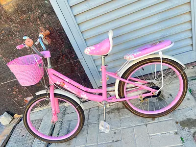 Classifieds: Kids pink 20-inch girls bicycle with basket | dubizzle Sharjah