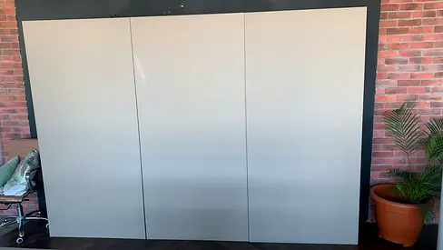 Classifieds: Large 3-Door Modern Wardrobe / Armoire - Neutral Finish ...