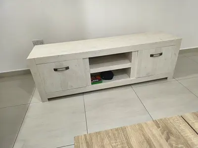 Classifieds: White TV Unit / Entertainment Cabinet with Storage ...