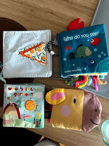 Classifieds: 4x baby soft/crinkly cloth books - gently used | dubizzle ...