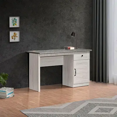 Classifieds: Solid Wood-Effect Study Desk with Drawer and Cabinet ...