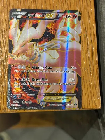 Classifieds: Reshiram EX Rare Holographic Pokémon Card - Mint/Sleeved ...