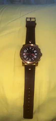 Classifieds: Men’s vintage analog sport watch with genuine leather ...