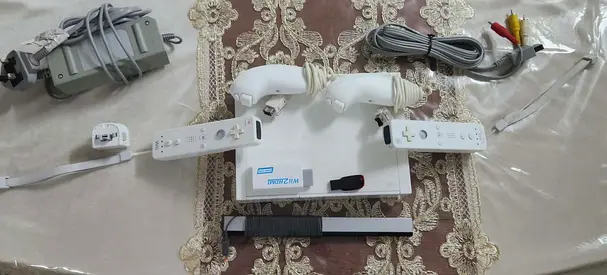 Classifieds: Modded Wii with 2 controllers (motion+) 2 joy sticks and ...