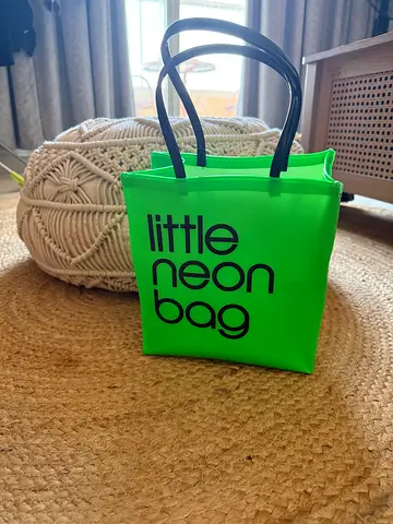 Classifieds: Bright Green Little Neon Bag Small Tote original ...