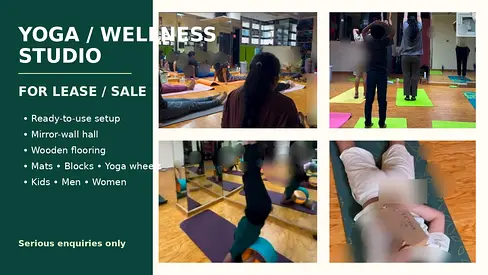 Classifieds: Fully Equipped Yoga and Wellness Studio for Lease or Sale ...