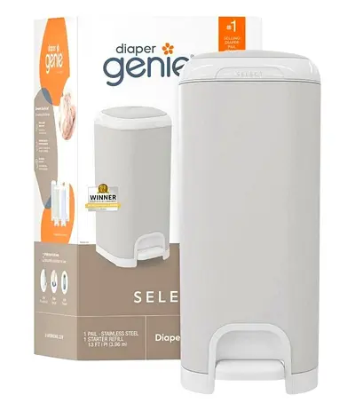 Classifieds: Diaper Genie Select Hands-Free Diaper Disposal Bin seals ...