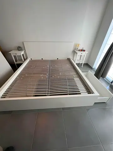 Classifieds: IKEA Malm Queen size bed frame with mattress (160 × 200 cm ...