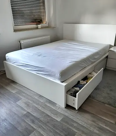 Classifieds: IKEA Malm Queen size bed frame with mattress. - Good ...