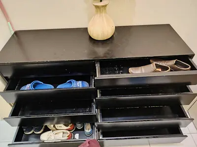 Classifieds: Wooden Shoe Cabinet with Multiple 8 Drawers with. Magnetic ...
