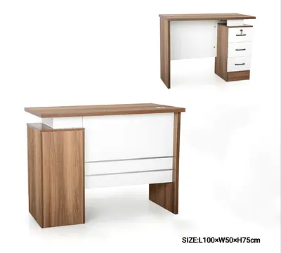 Classifieds: Modern Wooden Office Desk with Drawers - 100x50x75cm ...