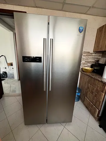 Classifieds: Large Stainless Steel Side-by-Side Refrigerator - Good ...