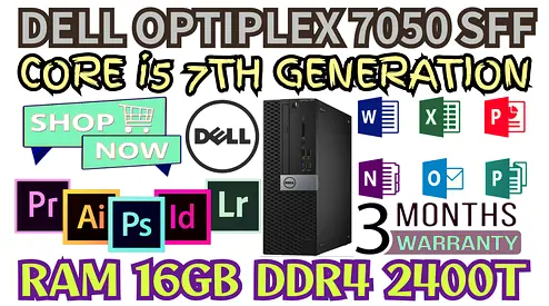 Classifieds: DELL OPTIPLEX 7050 SFF INTEL CORE I5 7TH GENERATION RAM ...