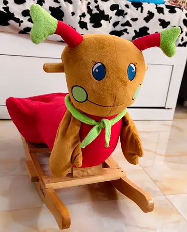 Classifieds: Juniors Plush Caterpillar Rocking Toy on Wooden Base ...
