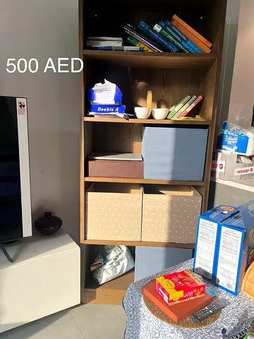 Classifieds: Tall Wooden Bookcase / Shelving Unit - Good Condition ...