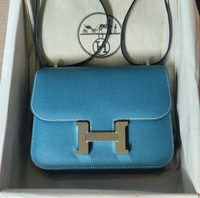 Classifieds: Hermes Constance 18 Bag in Blue Jean Palladium Hardware ...