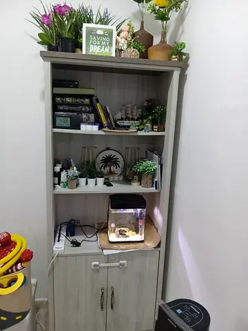 Classifieds: Tall wooden bookcase with cabinets — light grey, good ...