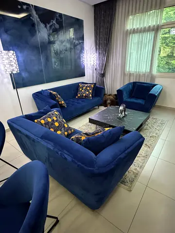 Classifieds: Set 5 Velvet Dining Chairs and Glass Table, Set Sofa 3 ...