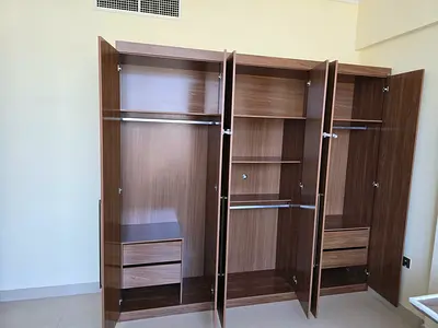 Classifieds: Large 3-Section Wooden Wardrobe with Drawers - Flawless ...
