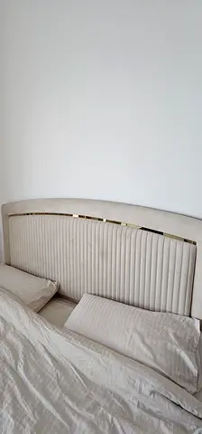 Classifieds: Beige King Bed frame and Headboard | dubizzle Sharjah