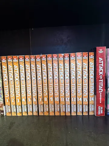 Classifieds: Attack on Titan manga volumes (complete set shown, volumes ...