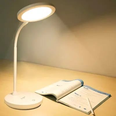 Classifieds: Adjustable LED Desk Lamp with Touch Control — White ...