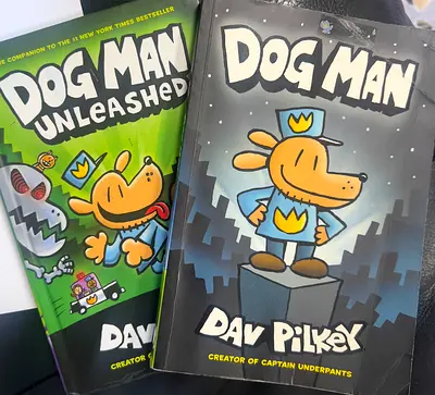 Classifieds: Dog Man (Two Books) Wimpy kids and FNF | dubizzle Dubai