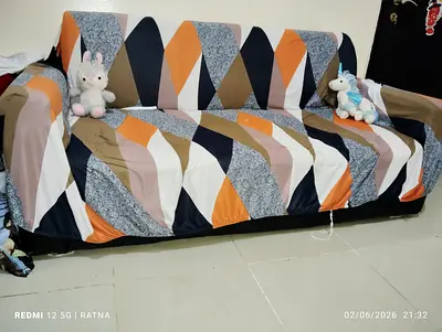 Classifieds: Modern Geometric Pattern 3 seater Sofa with Slipcover ...