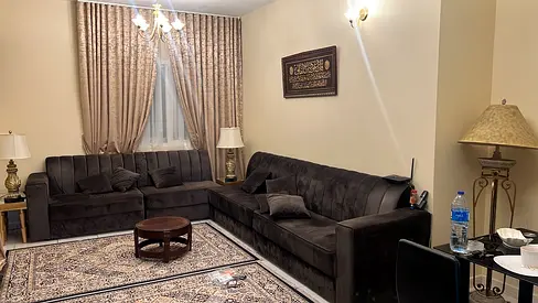Classifieds: Dark grey L-shaped velvet sofa set - very good condition ...