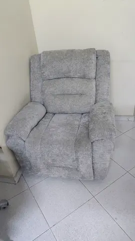 Classifieds: Light grey fabric recliner armchair in good condition ...