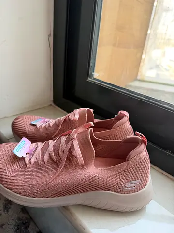 Classifieds: Light pink Skechers slip-on knit sneakers, brand new ...