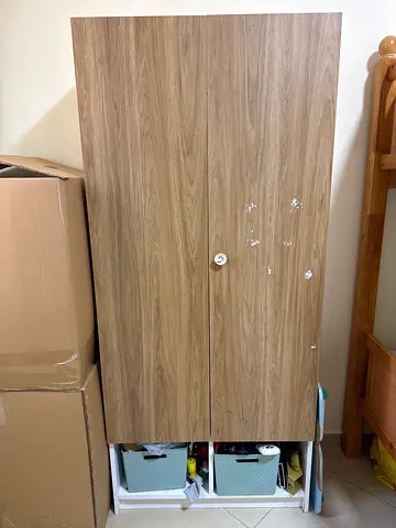 Classifieds: Light wood freestanding wardrobe / armoire - good ...