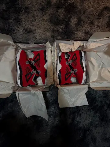 Classifieds: Air Jordan 4 Retro Red Cement Sneakers | dubizzle Dubai