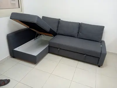 Classifieds: Vimle Light Beige Modern Living Room SOFA BED with storage ...